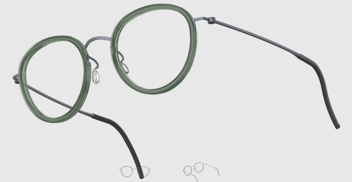 Lindberg Thintanium Round Eyeglasses – Prestige Optical